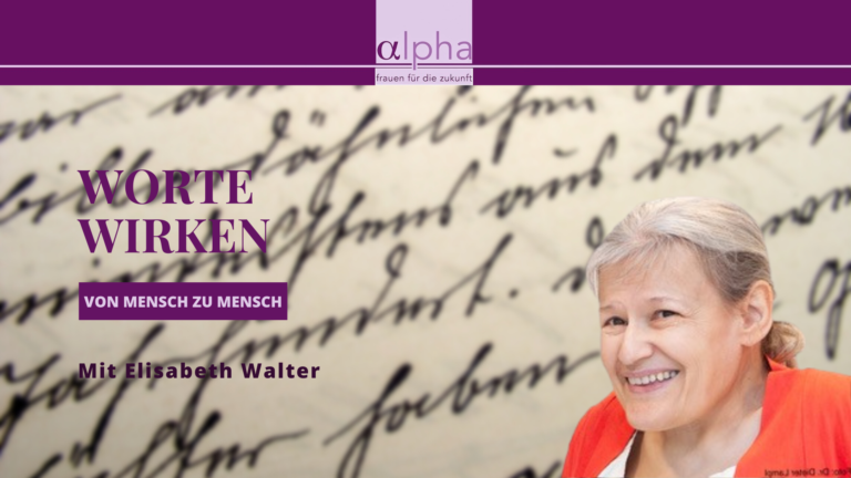 Worte wirken – von Mensch zu Mensch - Club alpha