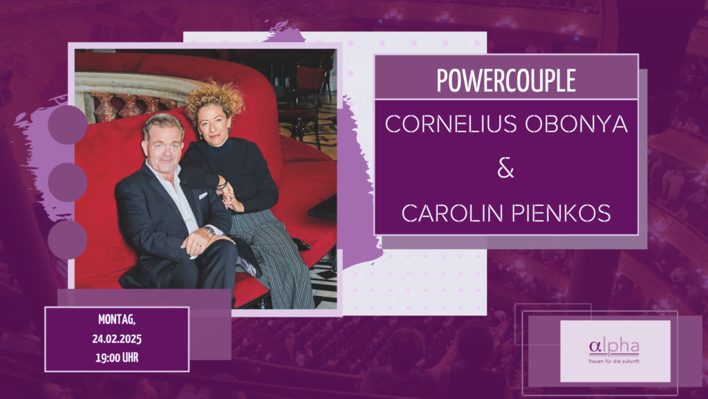Powercouple Cornelius Obonya und Carolin Pienkos - Club alpha
